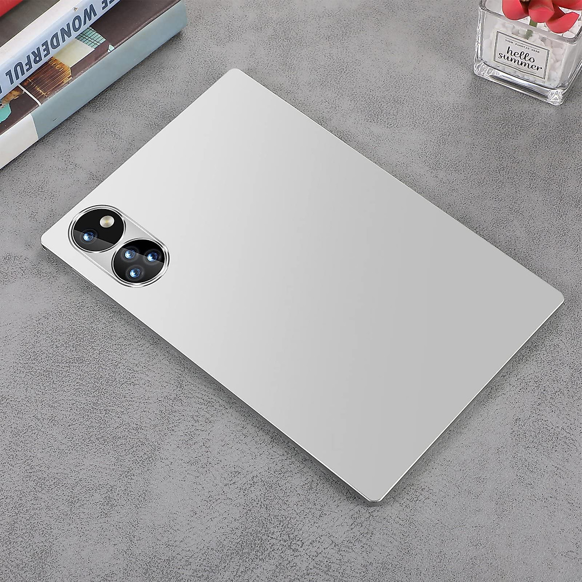 Zyyini P10 10 Inch Kids Tablet for Android 11, 6GB RAM 256GB ROM Octa Core Processor WiFi Kids Tablets,Dual Camera 2 Card Slots 7000mAh,for Daily Entertainment and Travel(Grey)