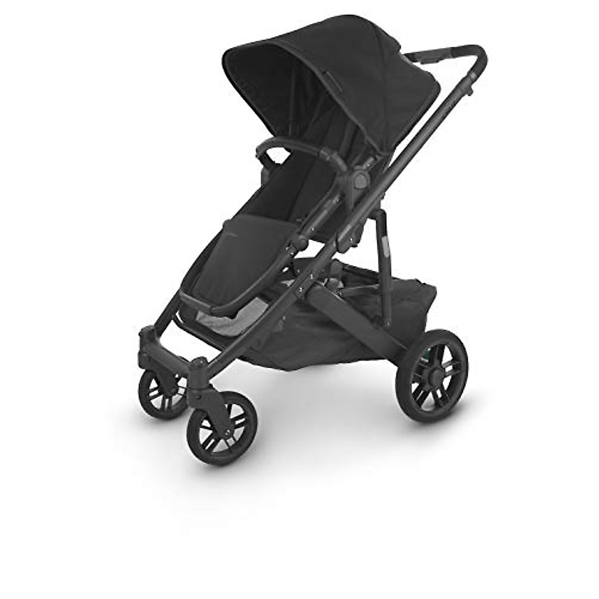 UPPAbaby Cruz V2 Stroller - Jake (Black/Carbon/Black Leather) + Mesa Infant Car Seat - Jake (Black)