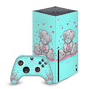 Head Case Designs Officially Licensed Me to You Love Classic Tatty Teddy Vinyl Sticker Gaming Skin Case Cover Compatible with Xbox Series X Console and Controller Bundle