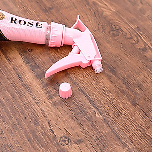 YOUNGFLY Mist Spray Bottle, 9.8oz Pink Rose Champagne Design Salon Water Mister, 280ml Empty Trigger Fine Mist for Barber Hairdresser Home Cleaning Hair