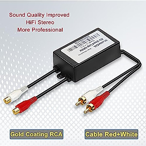 RCA Noise Filter Hum Eliminator for HiFi Audio