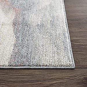 Abani 5' x 8' (5'3"x7'6") Contemporary Rugs Multicolor Swirl Area Rug - Modern No-Shed Premium Dining Room Rug