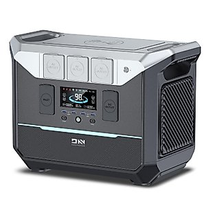 Backup Power Station 2000W, 2073.6Wh Battery Power Generator, LiFePO4 Battery Solar Generator, Fast Charging Emergency Power Supply, Portable Power Source For Camping, Power Outage, Off-grid, Garden