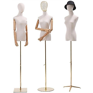 Mannequin Display Stand Mannequins Female Torso Clothing Store Shelf Display Rack Model Mannequins for Dresses ( Size : Small ) ( )
