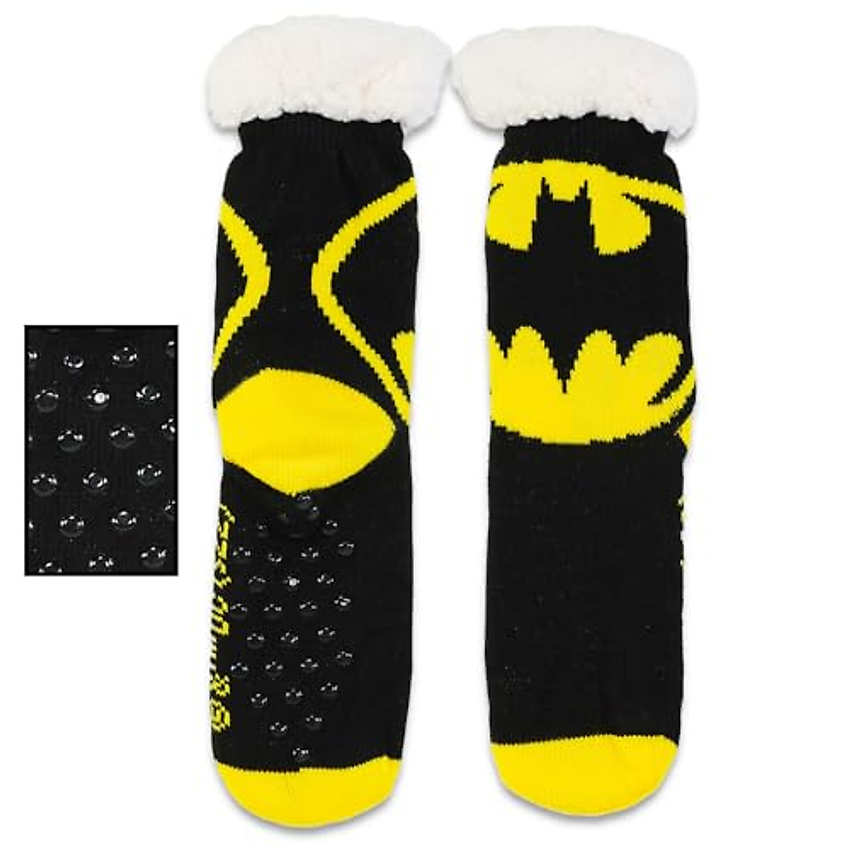 Detective Store DC Comics Batman Fleece Blanket Bundle - Batman Blanket Bundle with Batman Socks, Stickers and More for Kids Adults Children (Batman Bed) 45” x 60”