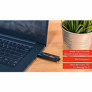 VisionTek XT 1TB USB 3.0 Pocket SSD with up to 451MB/s Read & 445 MB/s Write Speeds,Bootable Drive, TLC NAND, SMI Controller, Compatible with PS3/PS4 & Xbox One S/X, (901241)