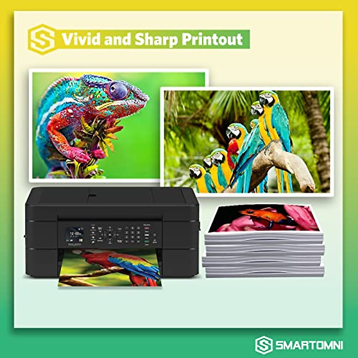 S SMARTOMNI LC3013 LC3011 Compatible Ink Cartridge Replacement for Brother LC 3013 LC 3011 Ink Cartridge Color 10-Pack (4K2C2M2Y) Set for Brother MFC-J491DW MFC-J 497DW MFC-J 690DW MFC-J895DW Printer