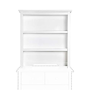 DaVinci Autumn Bookcase/Hutch in White