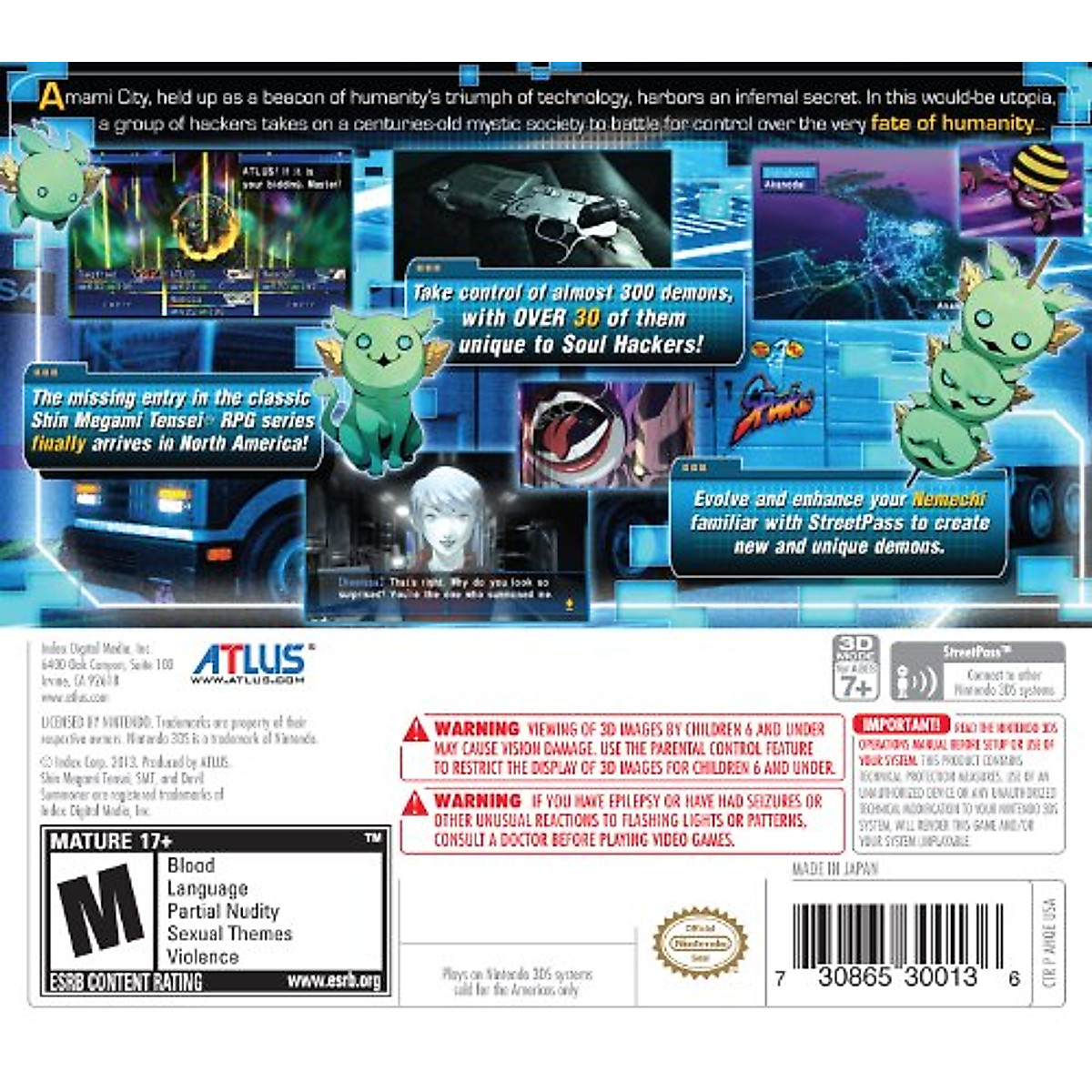 Shin Megami Tensei: Devil Summoner: Soul Hackers - Nintendo 3DS