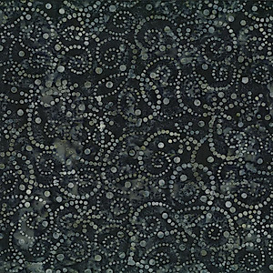 Wilmington Prints Fabrics Moonlight Batiks Pointilist Scroll Gray