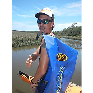 Big Horn Products Waterproof Backpack Bug Out Bag Large 30L Rolltop Dry Bag Backpack - Perfect for Outdoor Adventures (White)