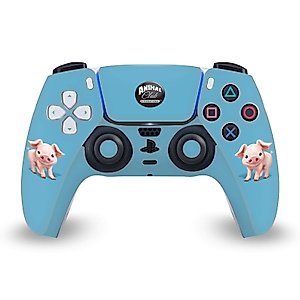 Head Case Designs Officially Licensed Animal Club International Pig Faces Vinyl Faceplate Sticker Gaming Skin Case Cover Compatible with Sony Playstation 5 PS5 DualSense Controller