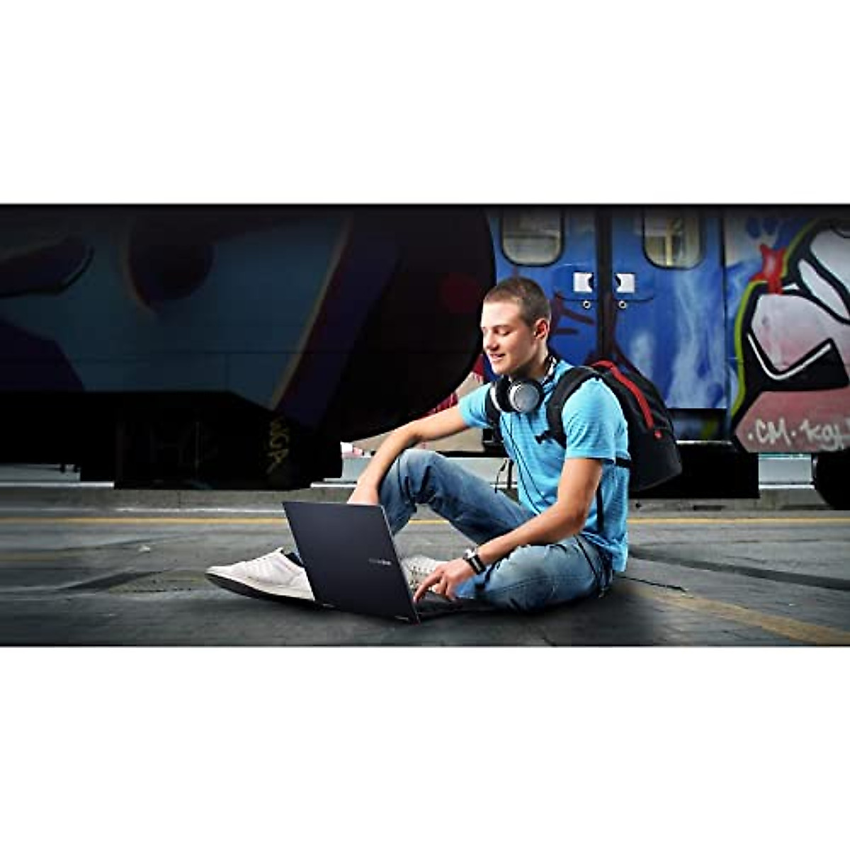 ASUS VivoBook Flip 14 Thin and Light 2-in-1 Laptop, 14” FHD Touch Display, AMD Ryzen 5 5500U, 8GB RAM, 512GB SSD, Stylus, Fingerprint Reader, Windows 10 Home, Bespoke Black, TM420UA-DS52T