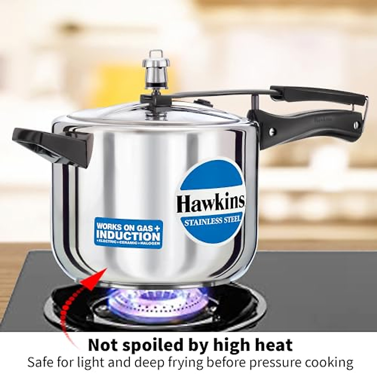 HAWKINS Hawkins Stainless Steel Pressure Cooker Silver 100 Ounce