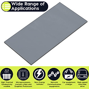 Gelid Solutions GP-Extreme Thermal Pad 80 x 40 x 2.0 mm Excellent Heat Conduction, Ideal Gap Filler Easy Installation Thermal Conductivity 12W