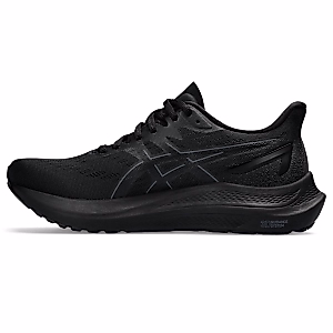 ASICS Women's GT-2000 12 Running Shoes, 9, Black/Black