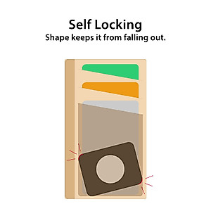 TagVault™ - AirTag Wallet Holder Compact (Single) | Thin & Flexible, Stays Hidden, Patent Pending | Elevation Lab