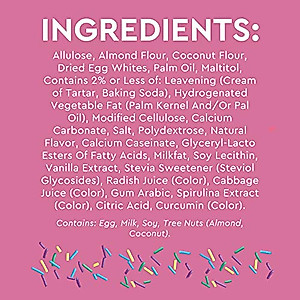 Duncan Hines Keto Friendly Birthday Cake Mix, 25.2 Ounce (Pack of 12)