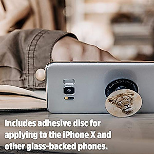 PopSockets Wireless Phone Grip with Expanding Kickstand, Pop Socket for Phone - Sugar Clouds