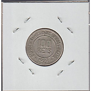 1927 Brazil Capped Bust to Right $1 Choice Extremely Fine