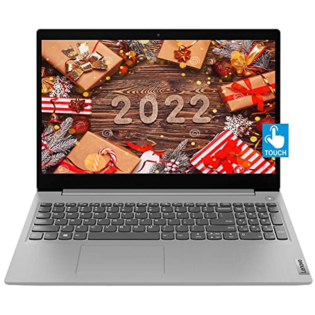 2022 Lenovo IdeaPad 3 15.6" HD Touch Screen Laptop, Intel Dual-Core i3-1115G4 Up to 4.1GHz, 8GB DDR4 RAM, 256GB PCI-e SSD, Webcam, WiFi 5, HDMI, Bluetooth, Windows 11 S - Platinum Grey + TiTac Card