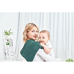 CottCare Baby Muslin Swaddle Blanket for Boys and Girls,4-Pack Breathable and Skin-Friendly,Wrap Soft Silky Cotton Blankets