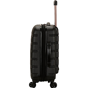Rockland Melbourne Hardside Expandable Spinner Wheel Luggage, Two Tone White, Carry-On 20-Inch