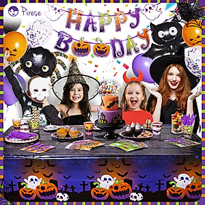 Pirese Halloween Party Decorations, Halloween Birthday Party Decorations, Halloween Party Supplies | Halloween Banner | Halloween Party Decor | Happy Boo Day Party Supplies | Halloween Party Kit