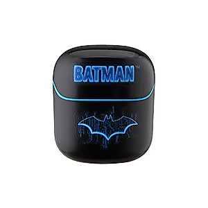 eKids Batman Bluetooth Earbuds with Microphone, Kids Wireless Earbuds with Charging Case for Ear Buds, for Fans of Batman Gifts and Merchandise