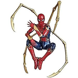 6-inch Spiderman Action Figures，Spiderman Toy，No Way Home Marvel Iron Spider Spiderman All Joints Movable Collectible Best Gift for Kids PVC Action Figures Assembling Toys