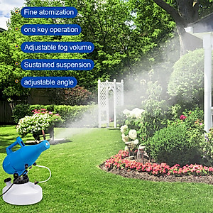 2 Pcs 4.5L (1.2 Gallon) Electric ULV Portable Fogger Sprayer Machine Capacity Fogger Machine Mist Cold Fogger Spraying Distance 30 ft for Home School Yard
