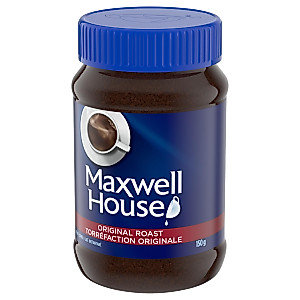 Maxwell House Original Roast Instant Coffee, 150g/5.3 oz., (Pack of 12) {Imported from Canada}