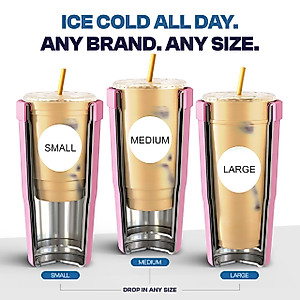 Frost Buddy Togo Buddy - 30 oz Stainless Steel Vacuum Insulated Tumbler - Thermal Mug for Hot and Cold Drinks - Dunkin Cup (Cream)