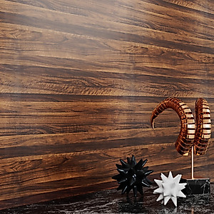 Stickyart 24"x160" Brown Wood Contact Paper Vintage Wood Grain Contact Paper Self Adhesive Kitchen Cabinet Contact Paper for Furniture Desk Removable Faux Wood Wallpaper Peel and Stick Farmhouse Style