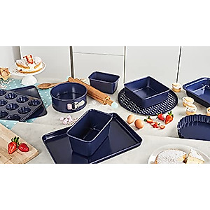 Zyliss Durable Non-Stick Pizza Tray | Carbon Steel | Dark Blue | Pizza Tray/Bakeware | Dishwasher Safe | 5 Year Guarantee…