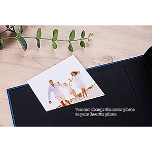 Artmag Fabric Photo Album 4x6 600 Large Capacity for Family Wedding Anniversary Linen Album Holds 600 Horizontal and Vertical Photos (600 Pockets, Beige)