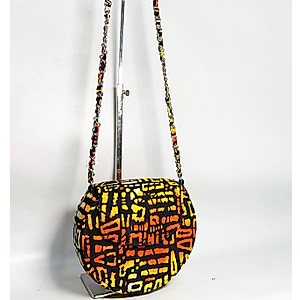 African Ankara Wax Print Fat Quarters Fabric for Small Projects, Craft and Patch Work DIY (20.5 x 16 Inches)