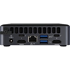 Intel NUC 11 Pro Kit NUC11TNKi5 Mini Desktop PC - 11th Gen Core i5-1135G7 4-Core up to 4.20 GHz CPU, 32GB DDR4 RAM, 4TB SSD, Iris Xe Graphics, Wi-Fi 6 + Bluetooth 5, Windows 11 Pro