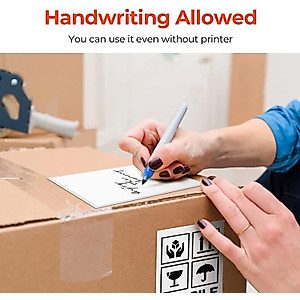 MUNBYN Thermal Direct Shipping Label (Pack of 500 4x6 Per Fanfold Labels) - Commercial Grade