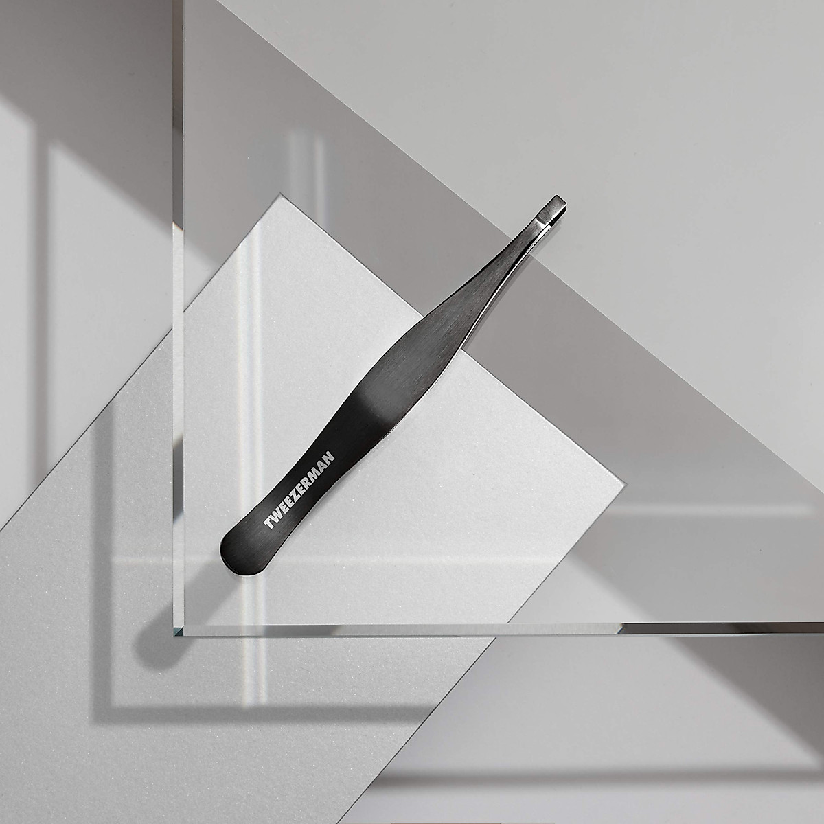 Tweezerman G.E.A.R. Flat Tip Tweezer for Women and Men