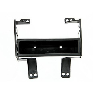 Scosche NN1670B Compatible with 2011 Nissan Rogue / 2011-13 Rogue w/Nav. ISO Double DIN & DIN+Pocket Dash Kit Black