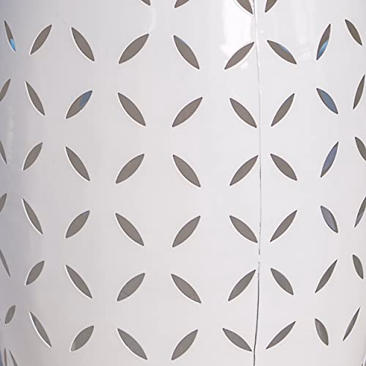 Christopher Knight Home Lilac Outdoor 12" Iron Side Table, White