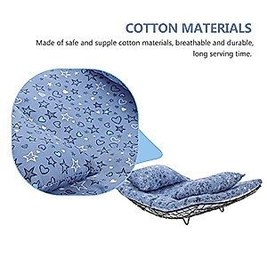 NUOBESTY Bearded Dragon Bed Reptile Hammock Cotton Lizard Cushion Pet Mat Hermit Crab Climbing Toys Tank Accessories for Habitats