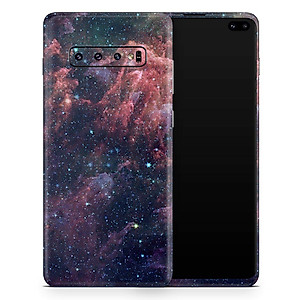 DesignSkinz Colorful Deep Space Nebula Protective Vinyl Decal Wrap Skin Cover Compatible with The Samsung Galaxy S20 (Screen Trim & Back Glass Skin)