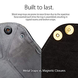 TitanShield Premium Easy-Assemble Magnetic Dice Tray for Rolling (Metal Dice, DND) in Galaxy