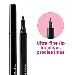 Almay Conditioning Liquid Eyeliner, Longwearing, Waterproof, Hydrating, 20 Brown, 0.03 fl oz.