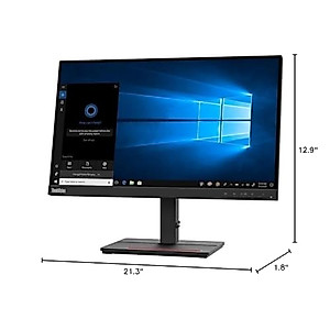 Lenovo ThinkVision S24e-20 24" Class Full HD LCD Monitor - 16:9 - Raven Black