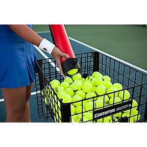 GAMMA Sports Pressureless Tennis-Balls Bucket, Bulk Tennis Balls, Premium Tennis Accessories, Pack of 48