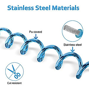 Anti Lost Wrist Link with Magnetic Induction Lock 2 Pack (4.92ft Pink+8.2ft Blue) Toddler Wrist Leash for Kids Child Safety Harness with Reflective Strip (Magnetic Unlock Design)