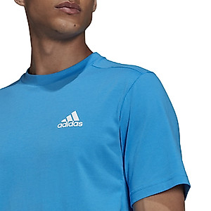 adidas Big & Tall Freelift Tee Blue Rush LG Tall